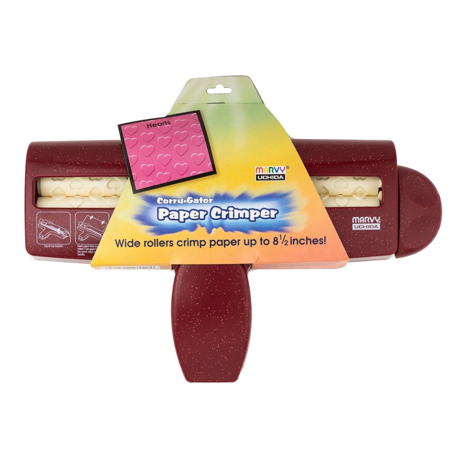 Arts & Crafts : Large Marvy Uchida Paper Crimper (5 Patterns, Straight ...